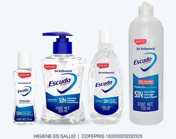 Gel Escudo | Jabón Escudo Antibacterial